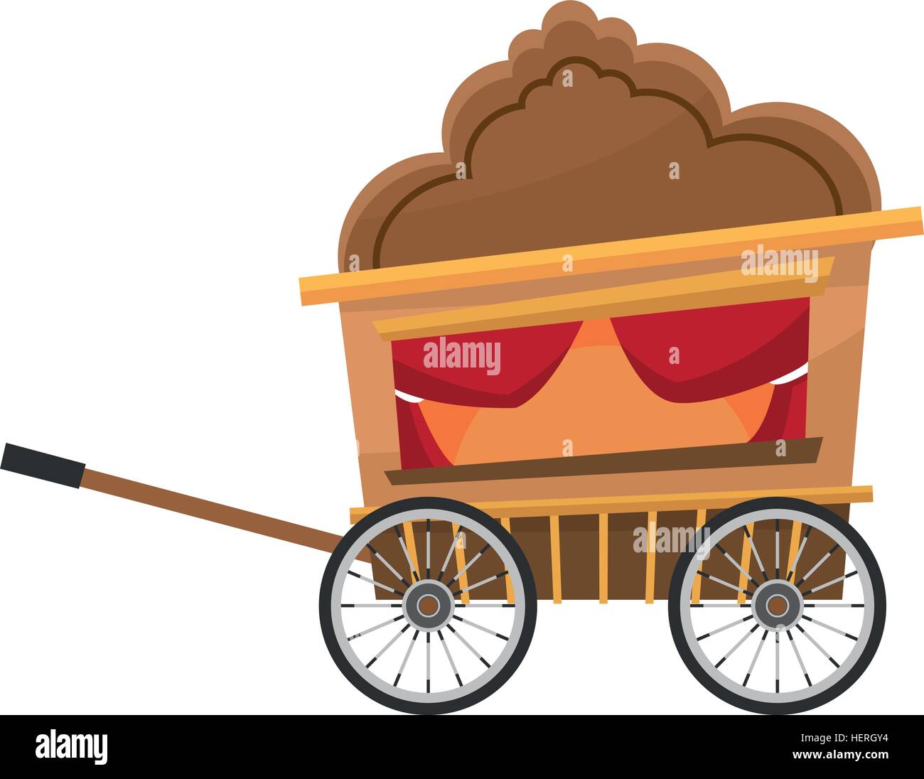Isolated carnival cart design Stock Vector Image & Art - Alamy