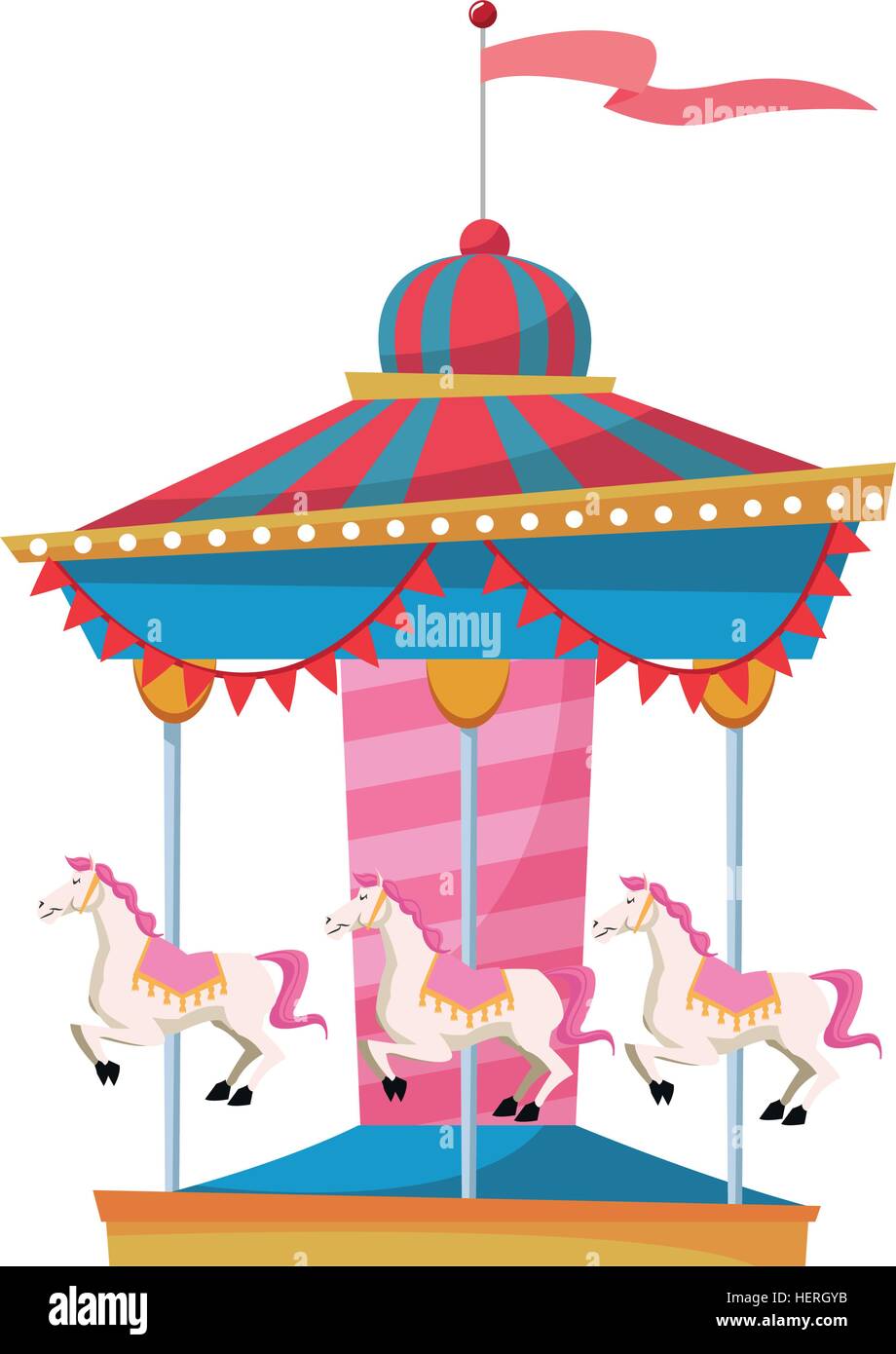 Isolated carousel design Stock Vector Image & Art - Alamy