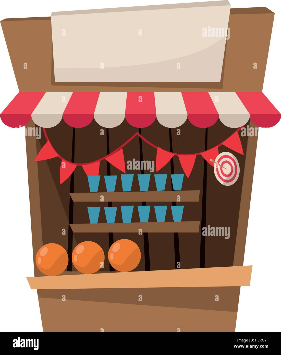 Isolated carnival game design Stock Vector Image & Art - Alamy