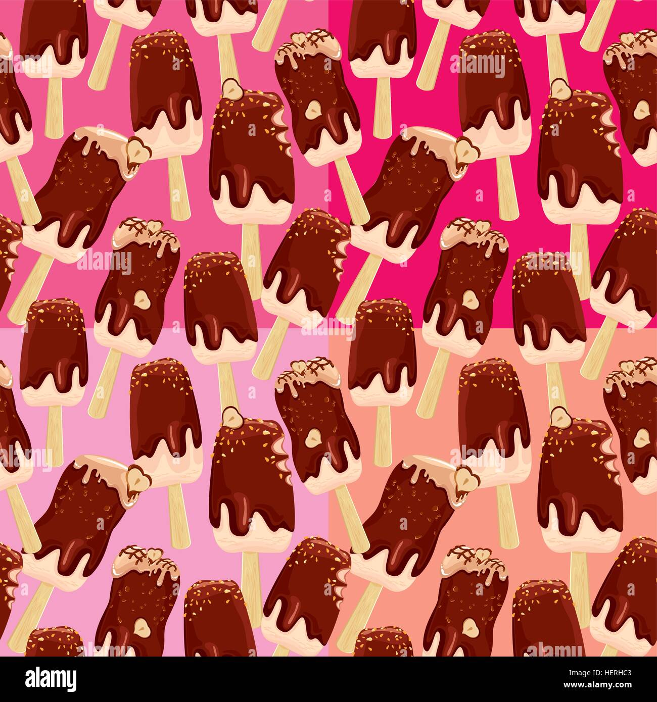 Icecream patterns Stock Vector Images - Alamy