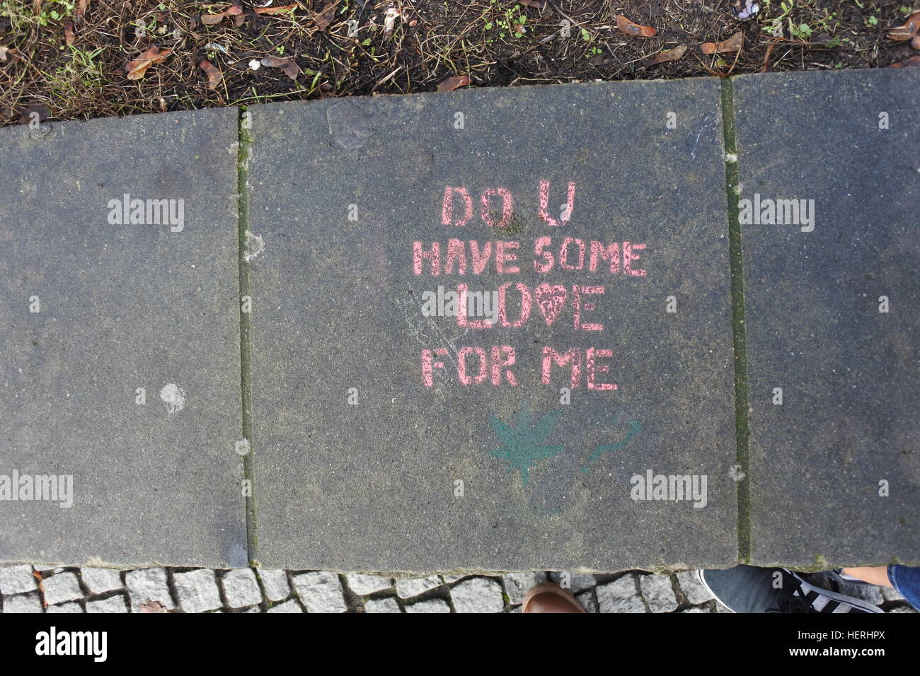 art writing on berlin wall germany east side gallery Stock Photo - Alamy