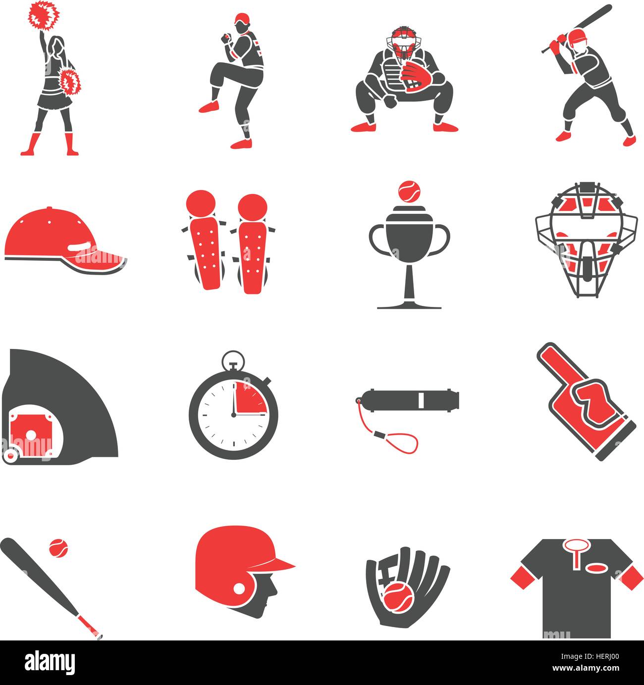 Symbols of baseball hi-res stock photography and images - Alamy