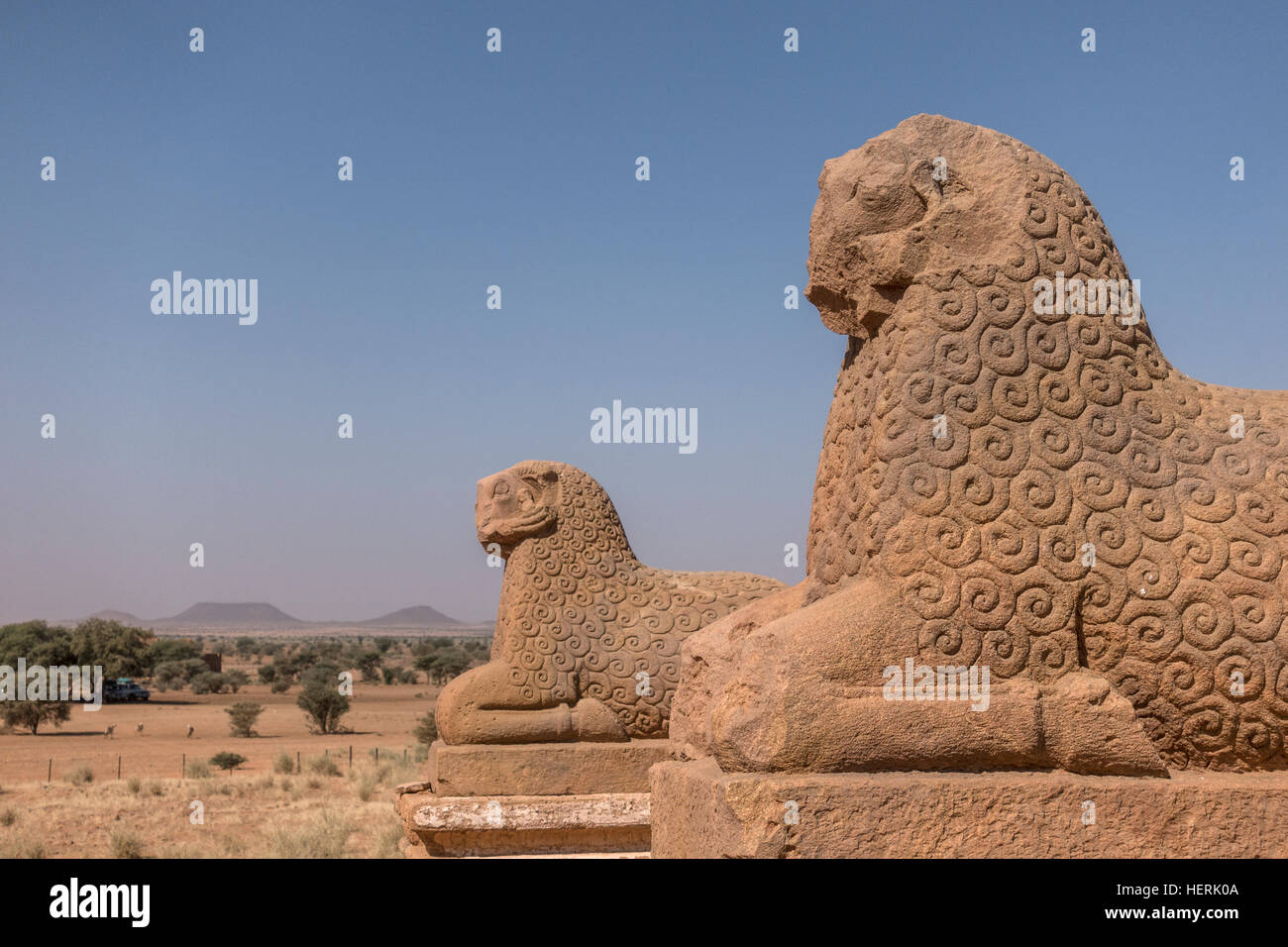 Lion Temple, Temple of Amun, Kiosk and Temple Complex, Naqa, Sudan ...