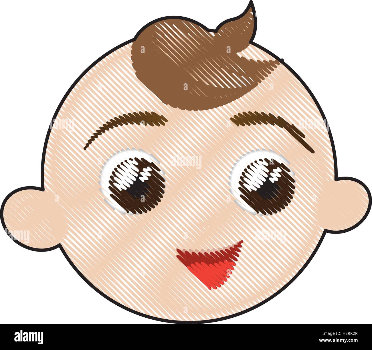 happy baby face icon image Stock Vector Image & Art - Alamy