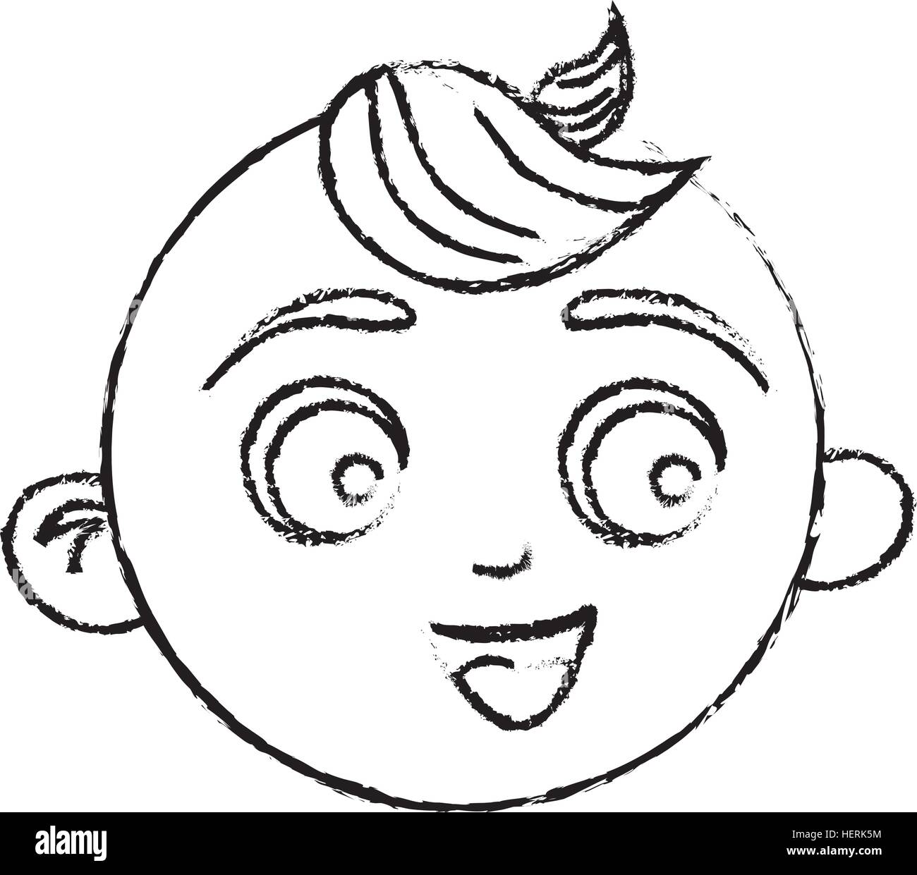 happy baby face icon image Stock Vector Image & Art - Alamy