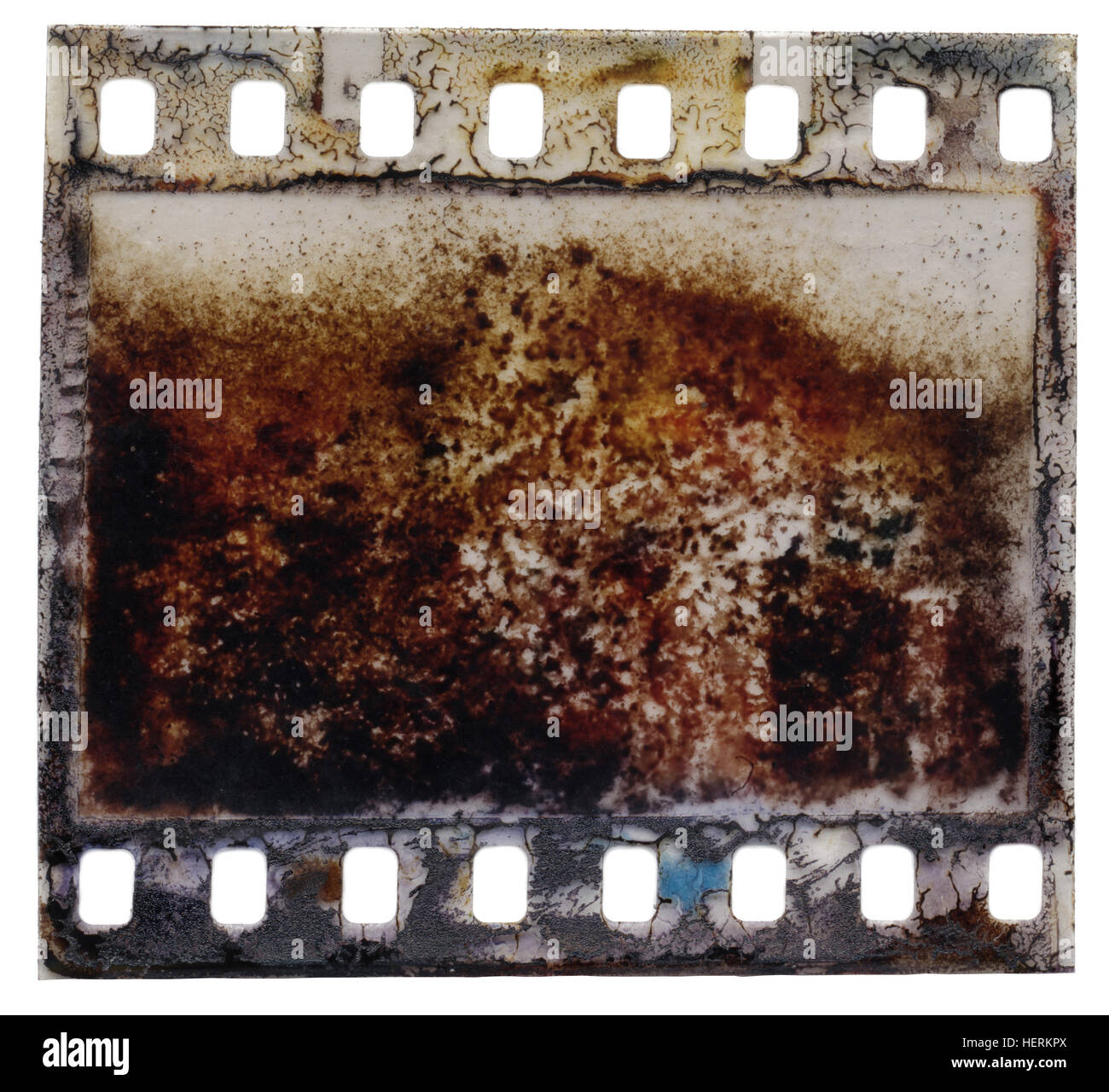 Old scratched and damaged grungy negative filmstrip Stock Photo - Alamy