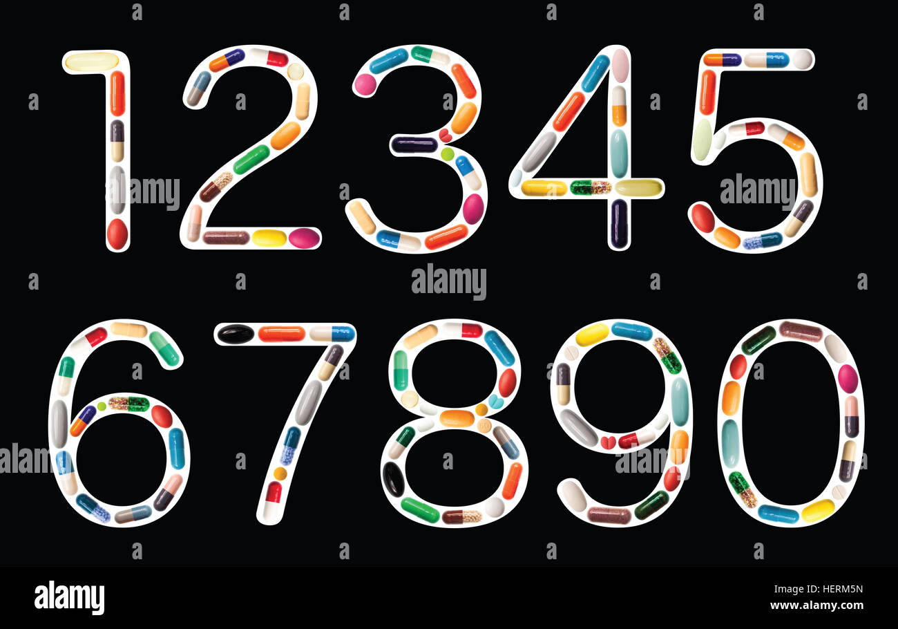 Assorted numbers hi-res stock photography and images - Alamy