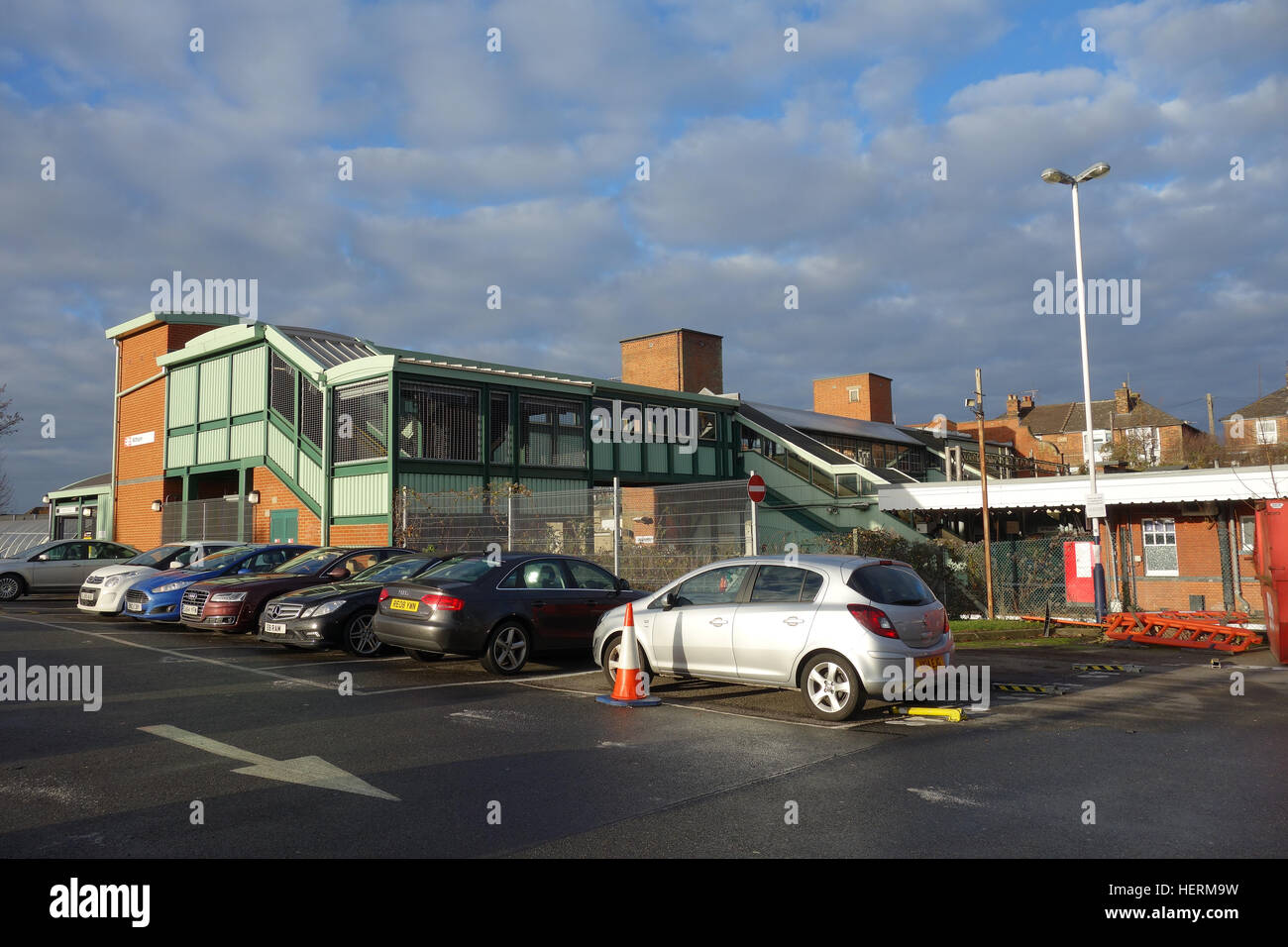 Car park at Witham train station in Essex Stock Photo - Alamy