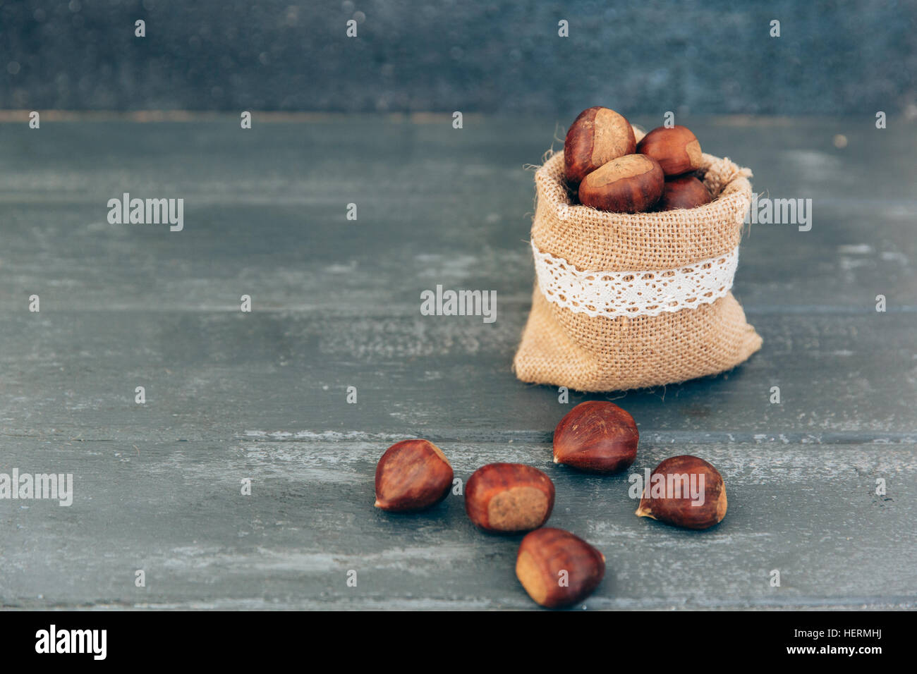 Bag of chestnuts hi-res stock photography and images - Alamy