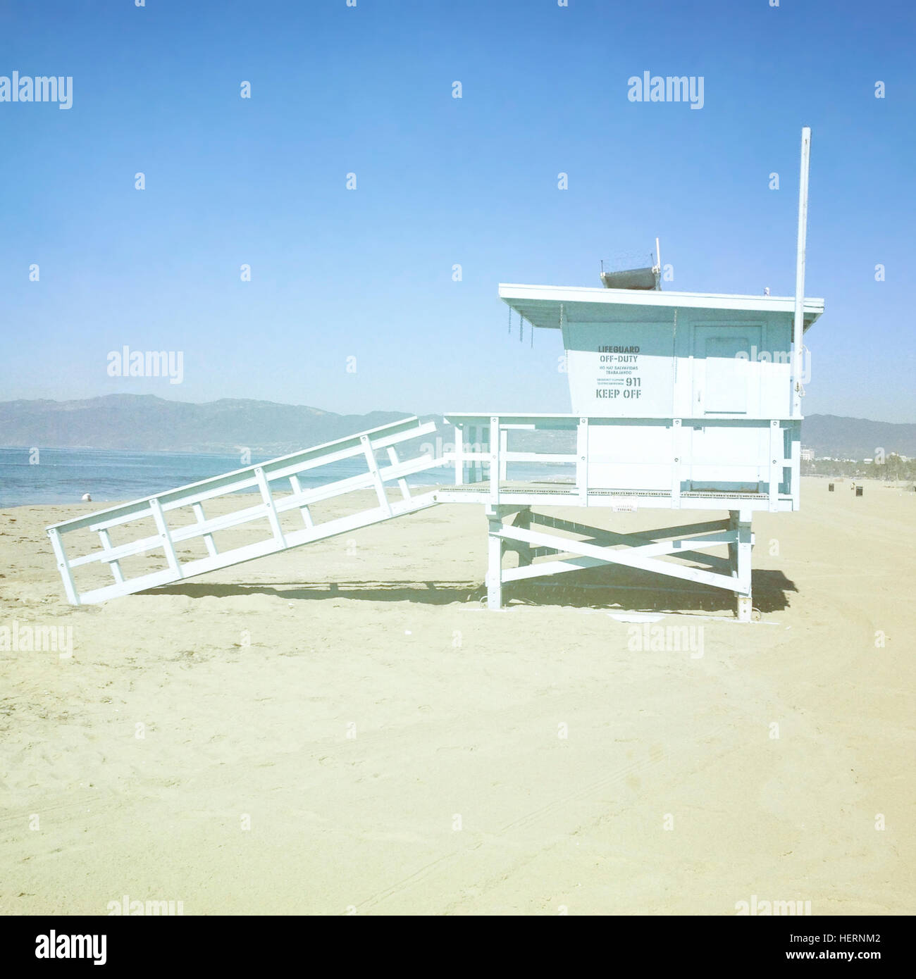 Los Angeles Lifeguard Tower High Resolution Stock Photography and ...