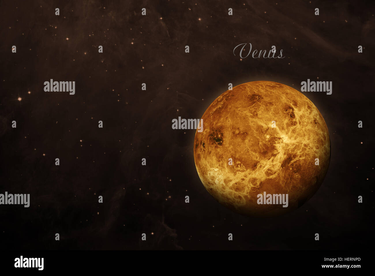 Planet Venus. Elements of this image furnished by NASA Stock Photo - Alamy