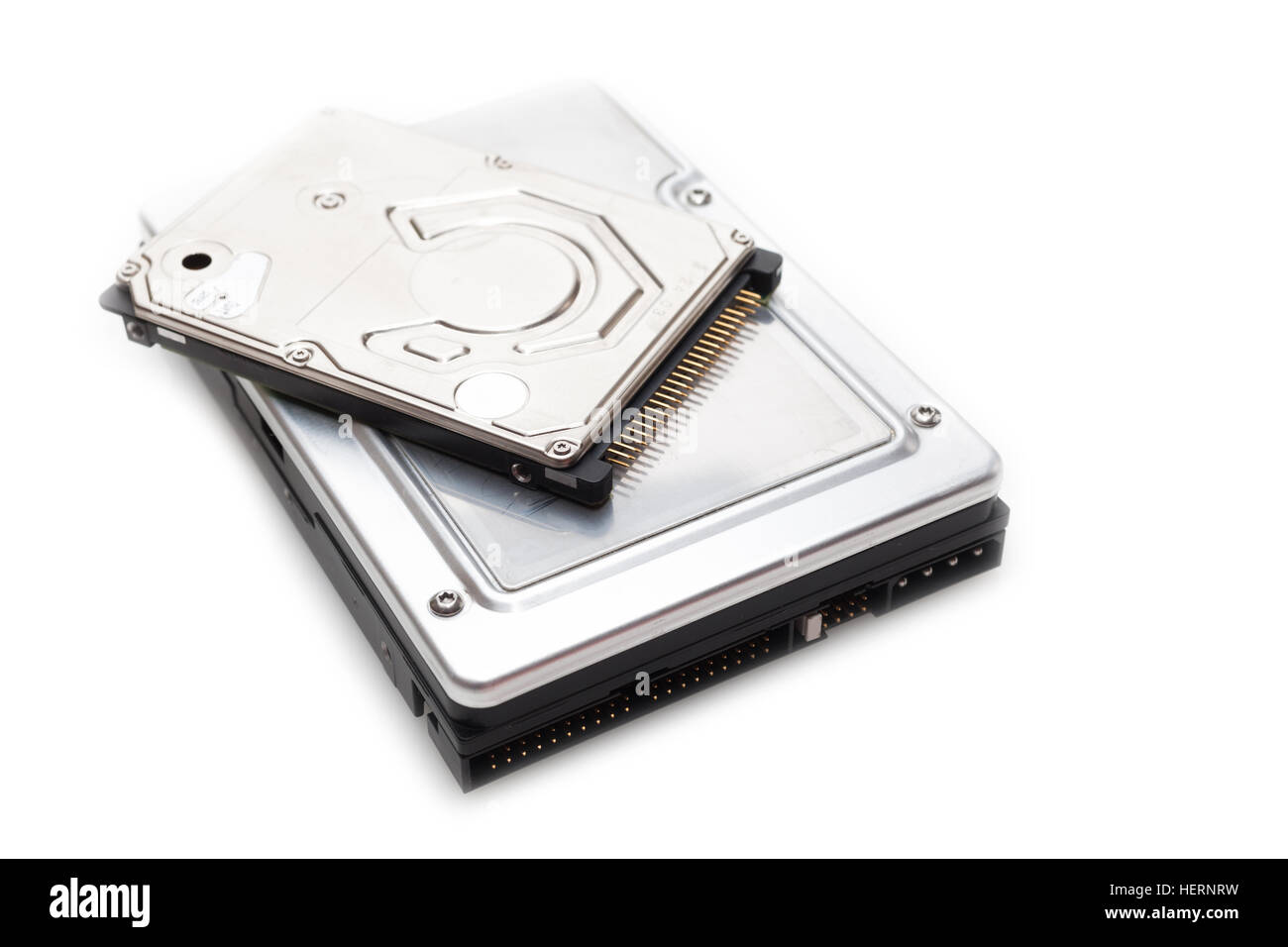Storage device (Hard disk drive) HDD isolated on white background Stock ...