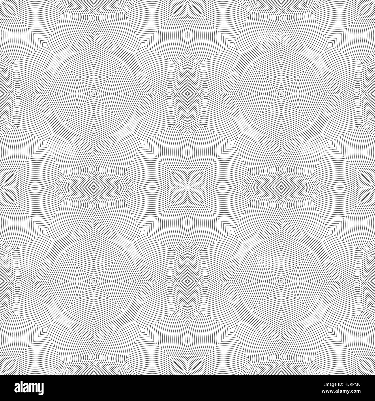 vector monochrome abstract optical art lines illusion design decoration ...