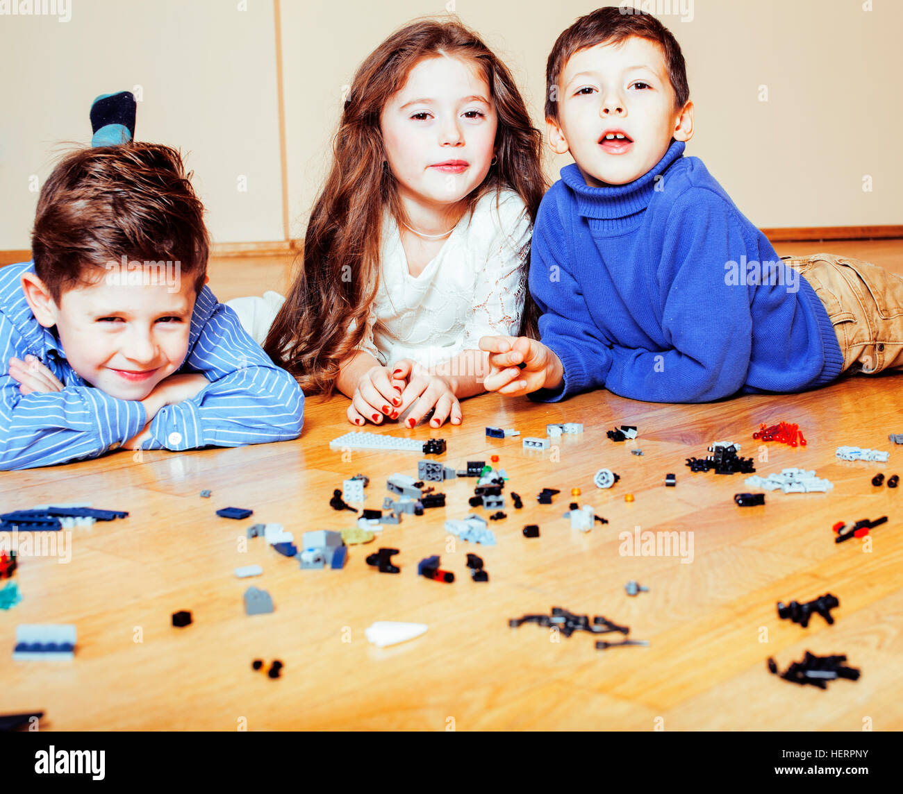 Funny Cute Children Playing Lego High Resolution Stock Photography and ...