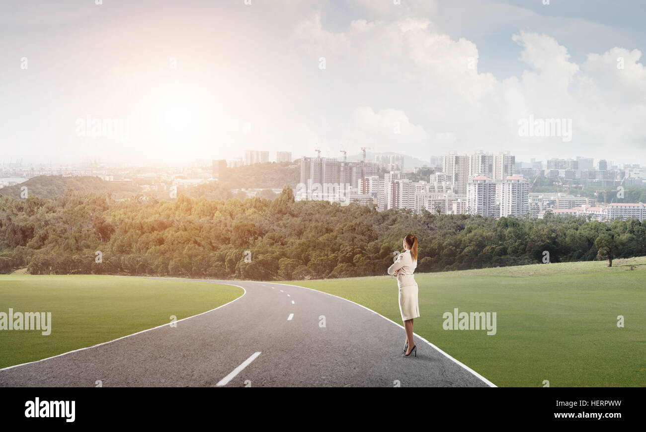 Your way to success Stock Photo - Alamy