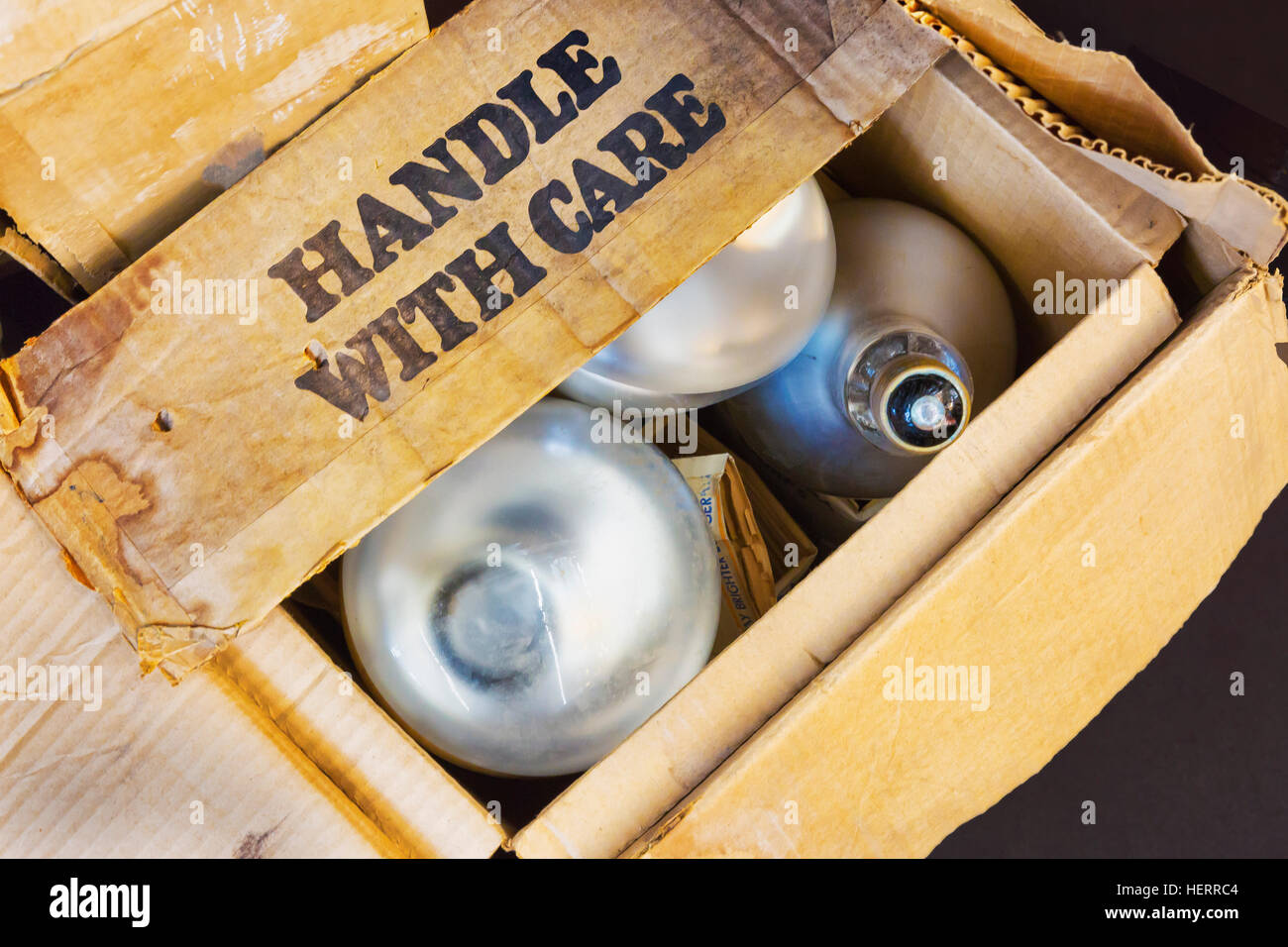 Handle with care box hi-res stock photography and images - Alamy