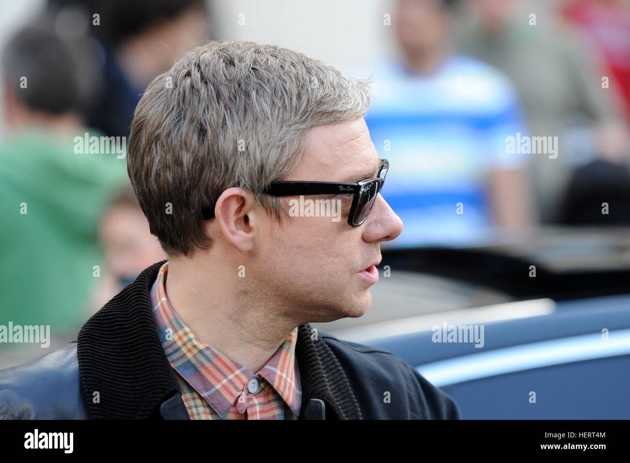 Martin Freeman who plays Doctor John Watson in BBC show Sherlock ...