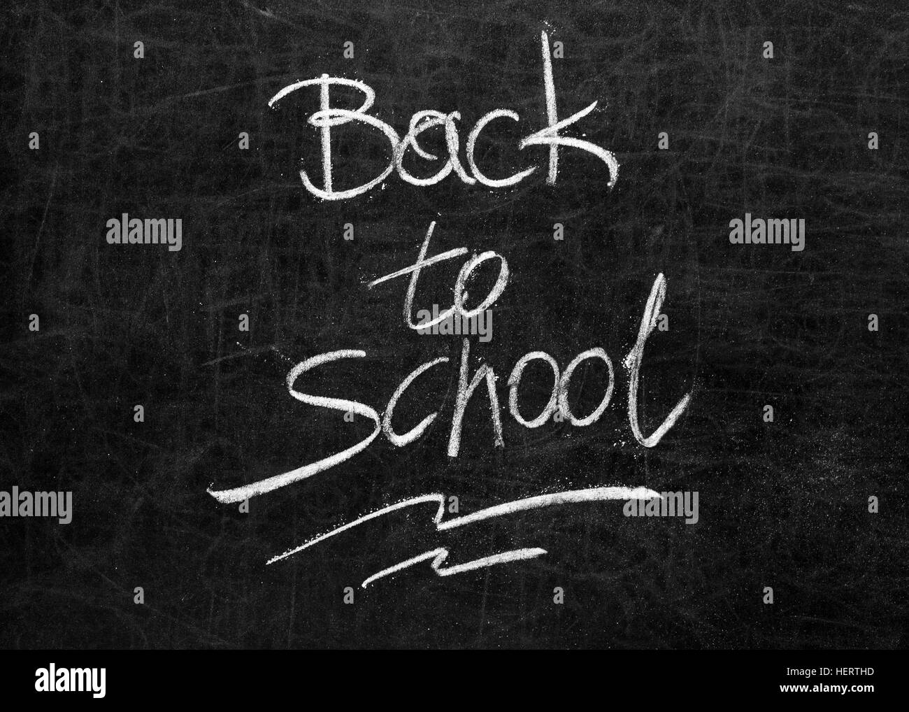 Blackboard written chalk school Black and White Stock Photos & Images ...