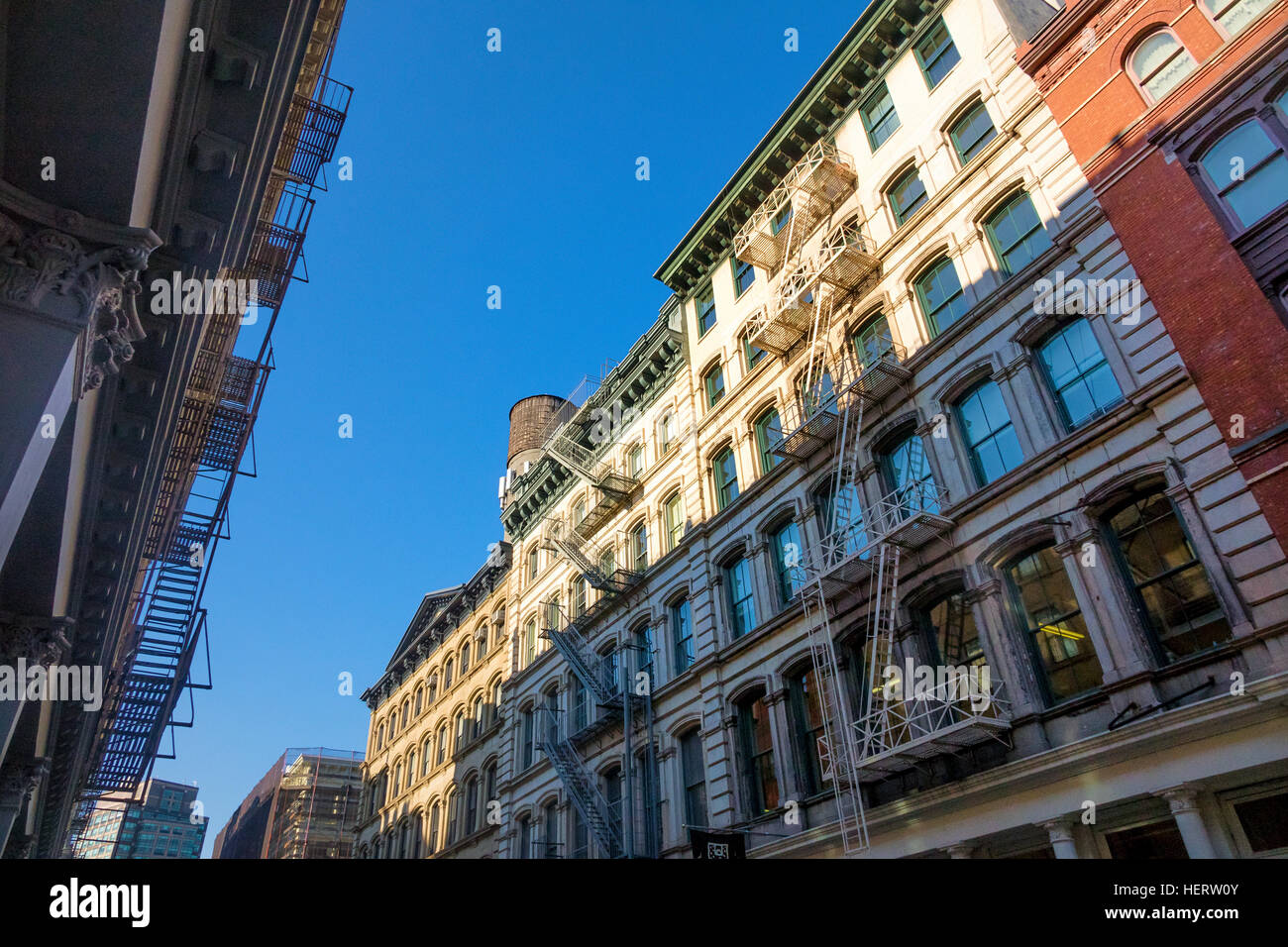 SoHo-Cast Iron Historic District buildings in Soho Stock Photo - Alamy