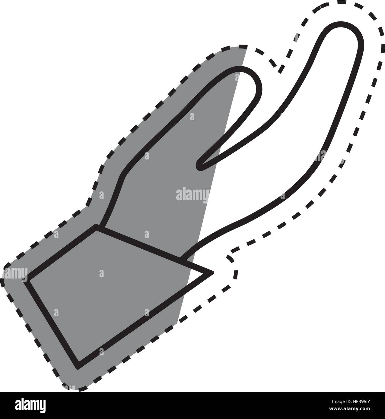 Waiter hand symbol Stock Vector Image & Art - Alamy