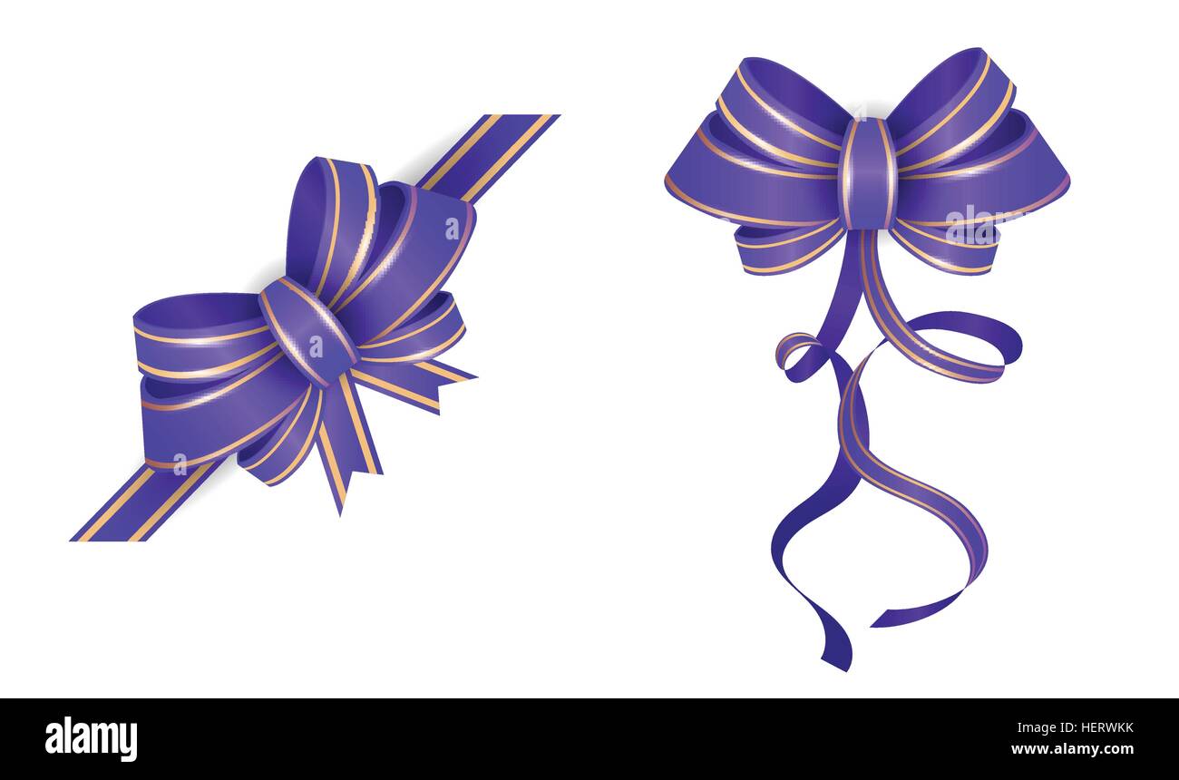 blue bow. Vector Stock Vector Image & Art - Alamy