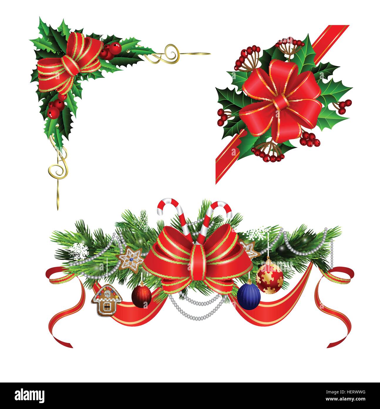 Gold christmas bell cutout Stock Vector Images - Alamy