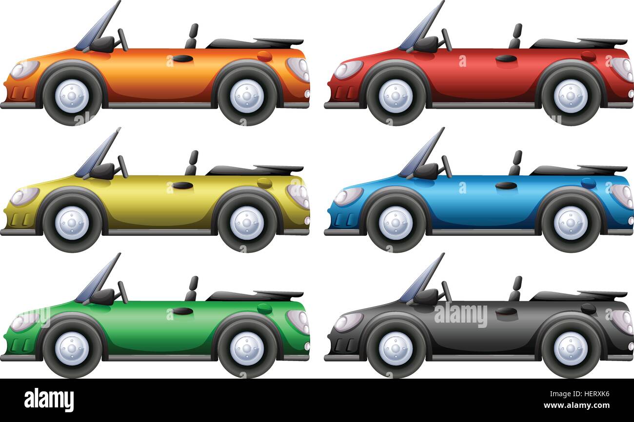 Red convertible Stock Vector Images - Alamy