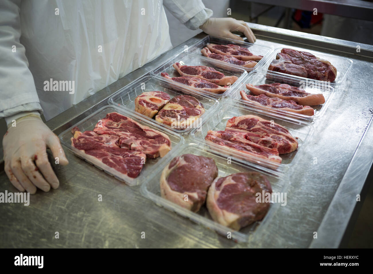 Butcher butchers queue shop hi-res stock photography and images - Alamy