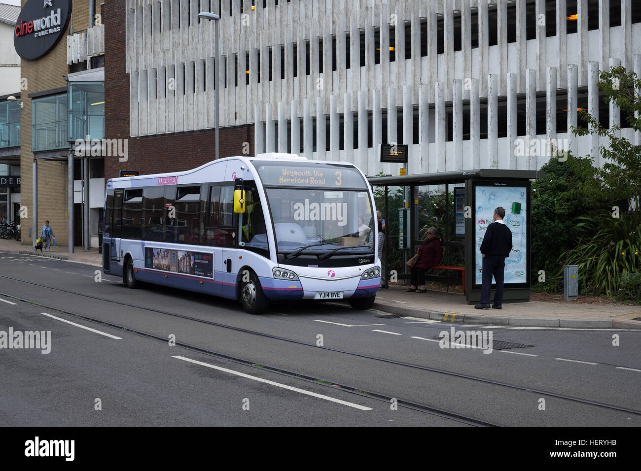 first wessex optare solo SR bus Stock Photo - Alamy