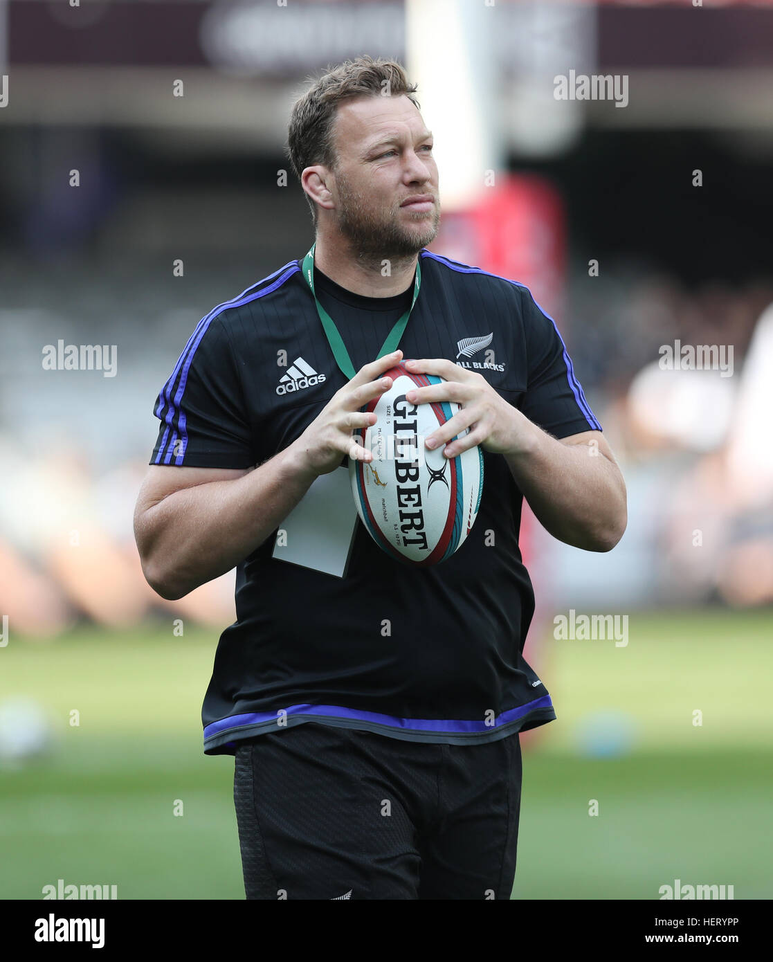 DURBAN, SOUTH AFRICA - OCTOBER 08: Wyatt Crockett of New Zealand during ...