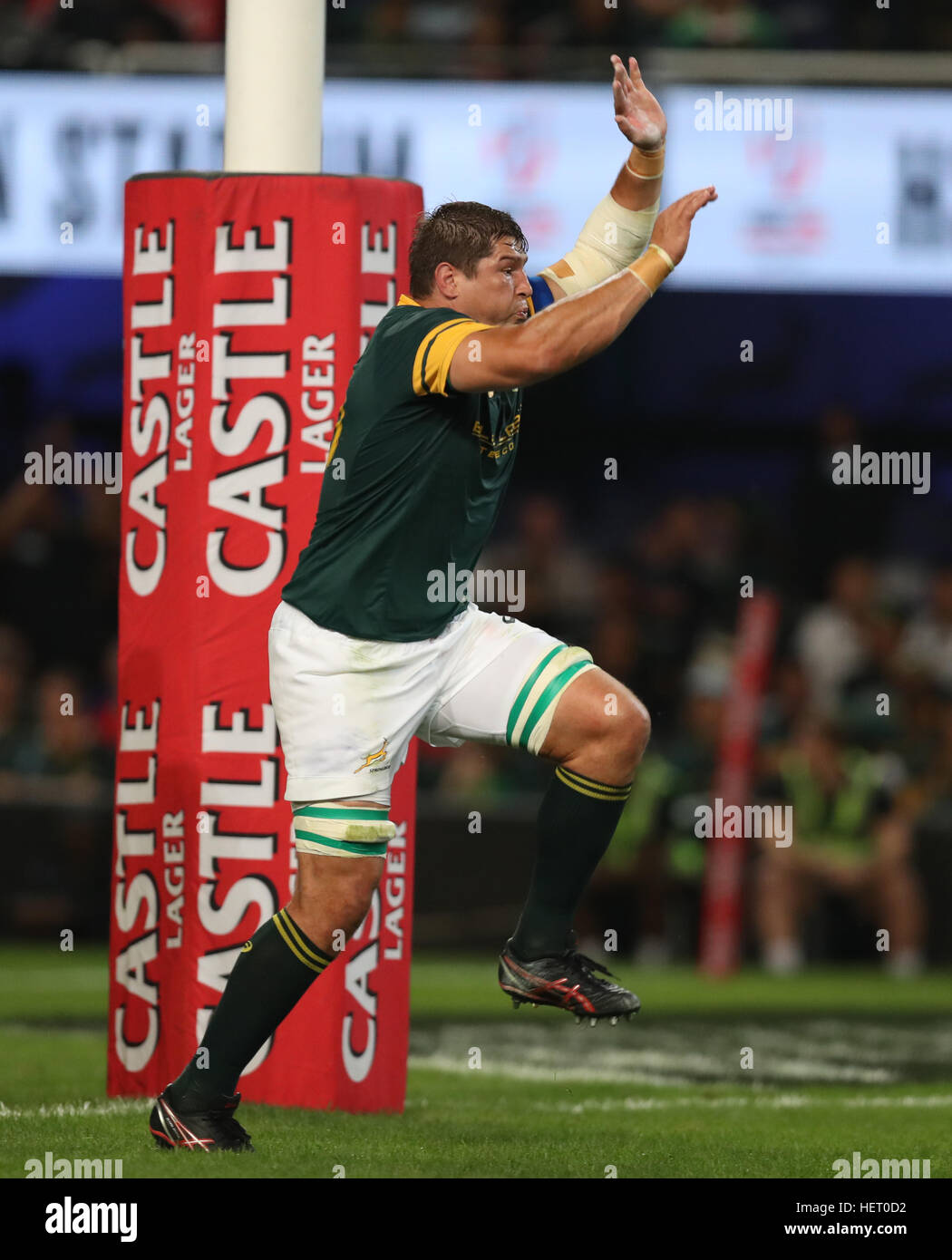 DURBAN, SOUTH AFRICA - OCTOBER 08: Willem Alberts of South Africa ...