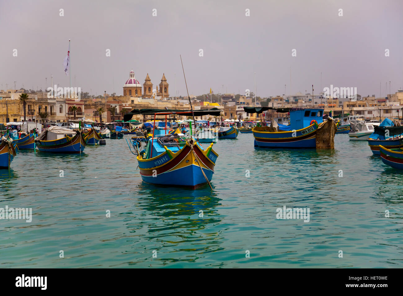 Boats of Malta Stock Photo - Alamy