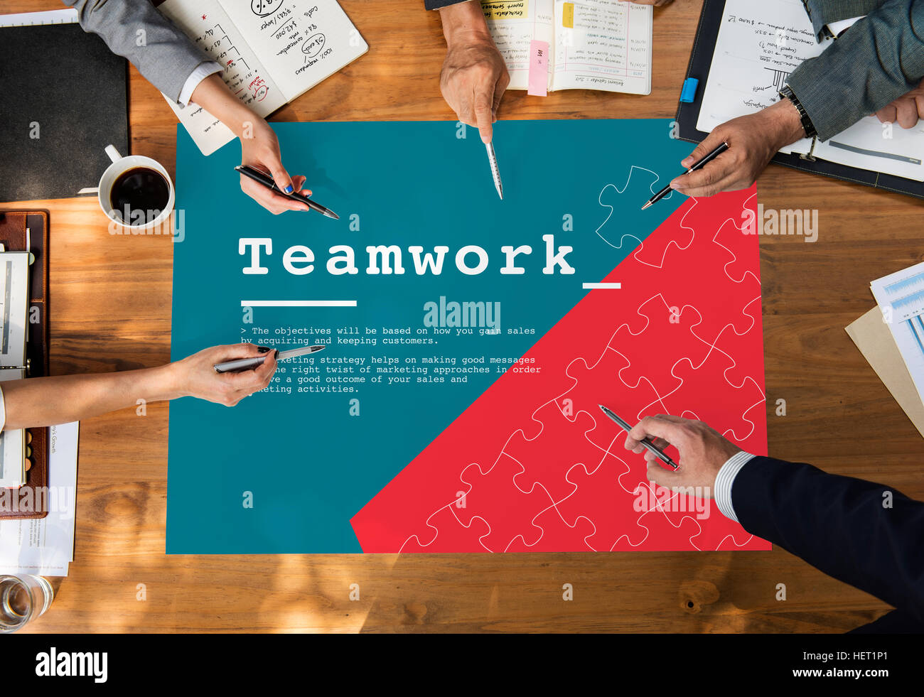Team Work Collaboration Cooperation Concept Stock Photo - Alamy