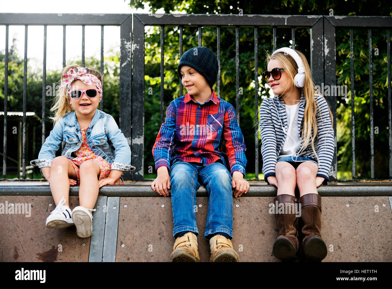 Kids Fashion Group High Resolution Stock Photography and Images - Alamy