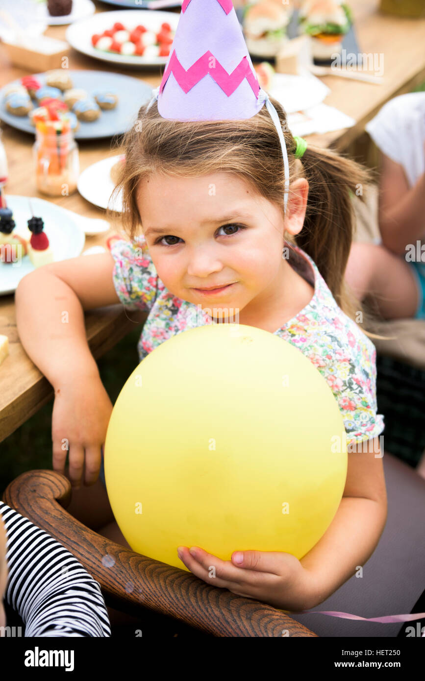Kids Celebration Party Happiness Concept Stock Photo - Alamy