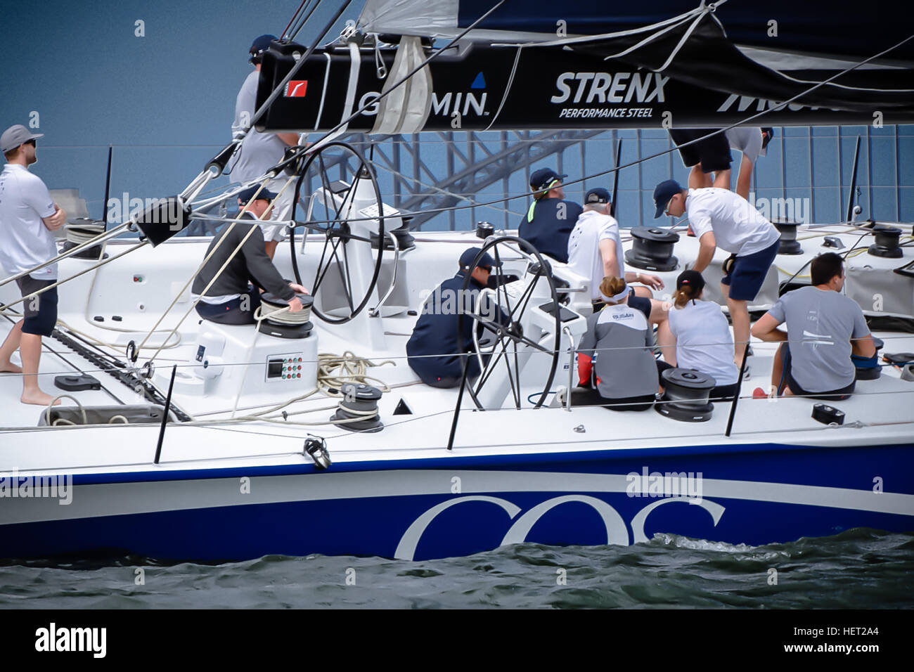Sydney, Australia. 22nd Dec, 2016. The CQS crew pictured during a ...