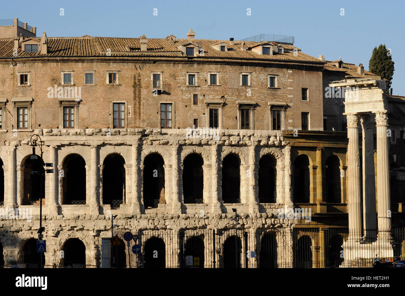 The Theatre of Marcellus is an ancient open-air theatre in Rome, Italy ...