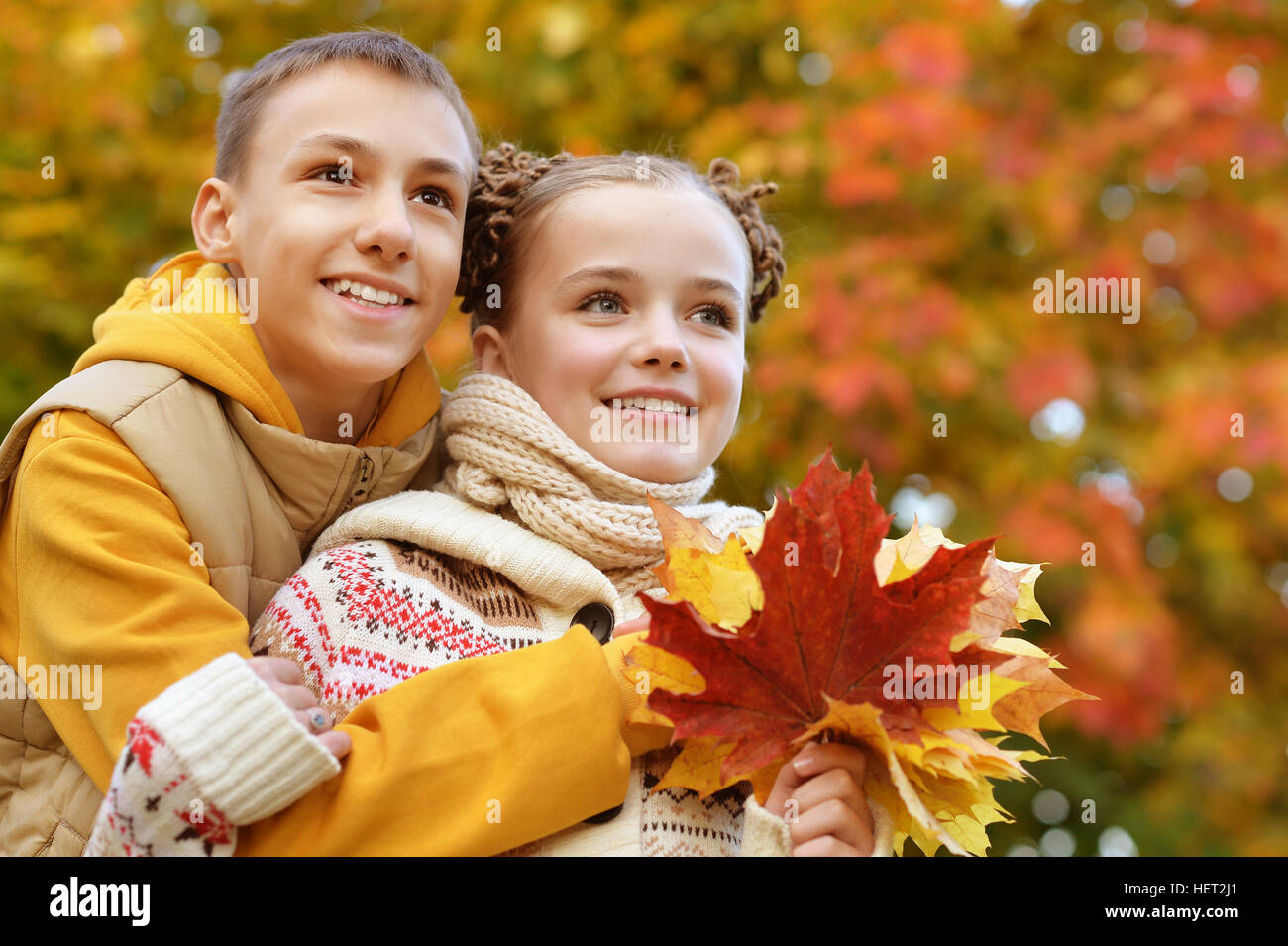 Cute brother and sister Stock Photo - Alamy
