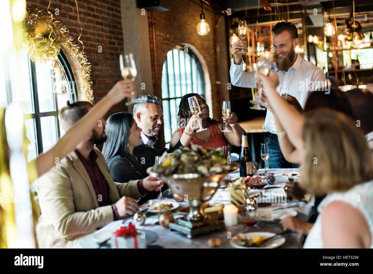 People Party Celebration Drinks Cheers Happiness Concept Stock Photo ...