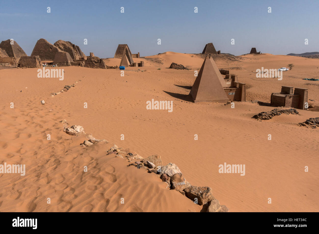 Ancient Pyramids, Meroe, Sudan, Africa Stock Photo - Alamy