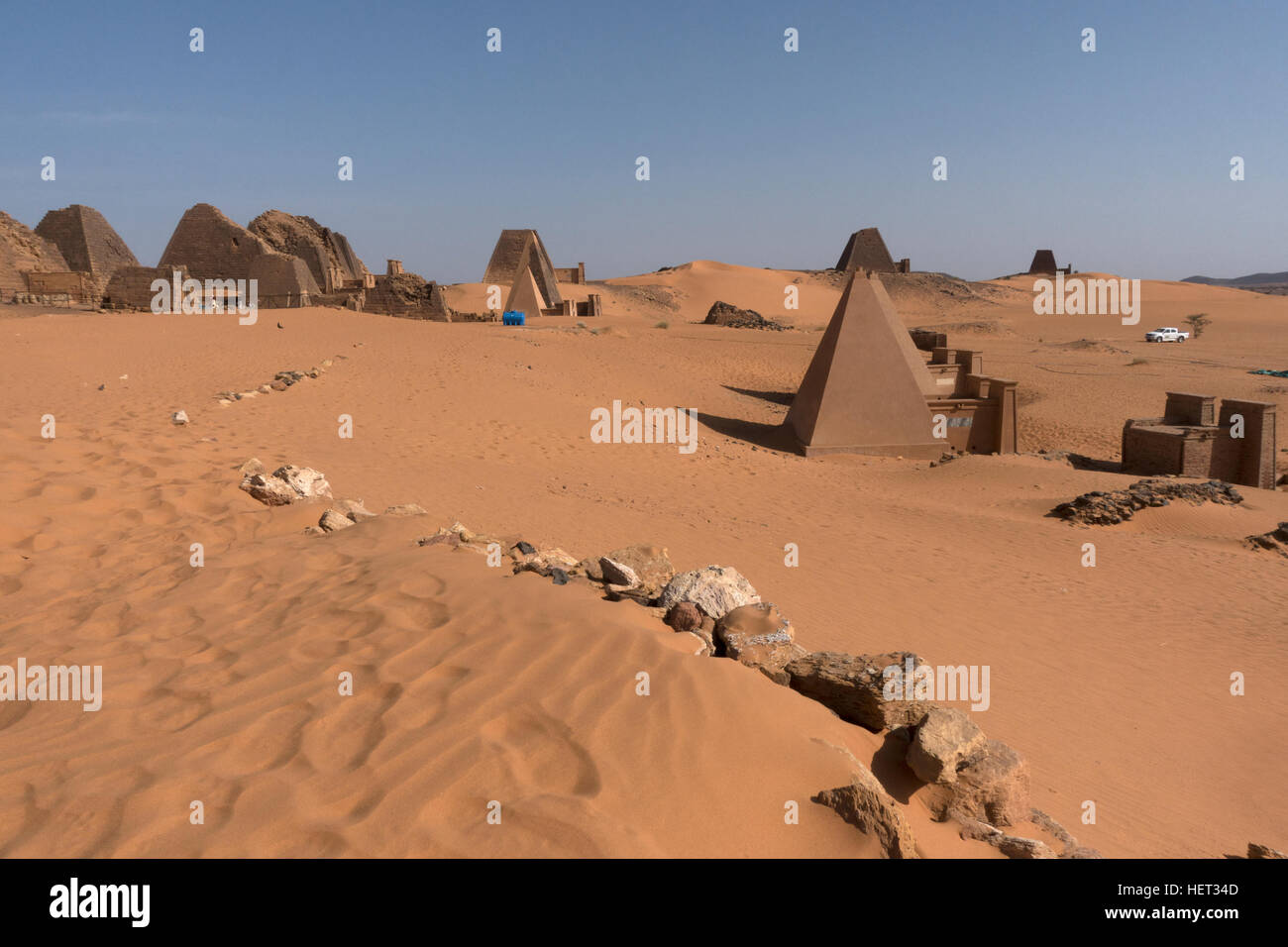 Ancient Pyramids, Meroe, Sudan, Africa Stock Photo - Alamy