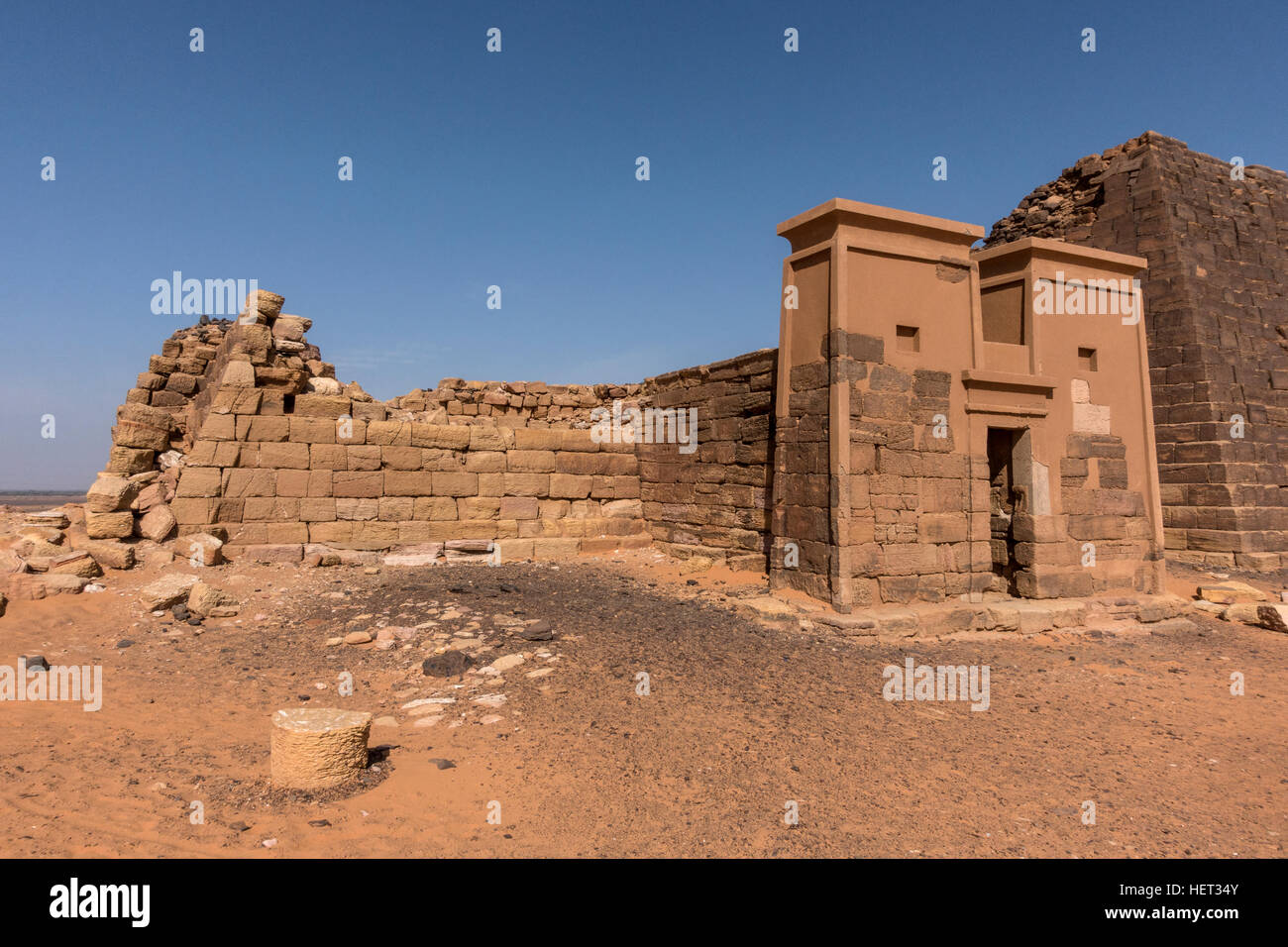 Ancient Pyramids, Meroe, Sudan, Africa Stock Photo - Alamy