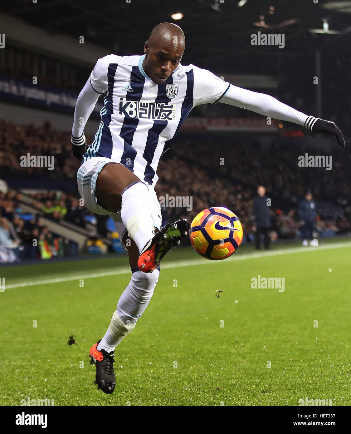 West Bromwich Albion's Allan Nyom Stock Photo - Alamy