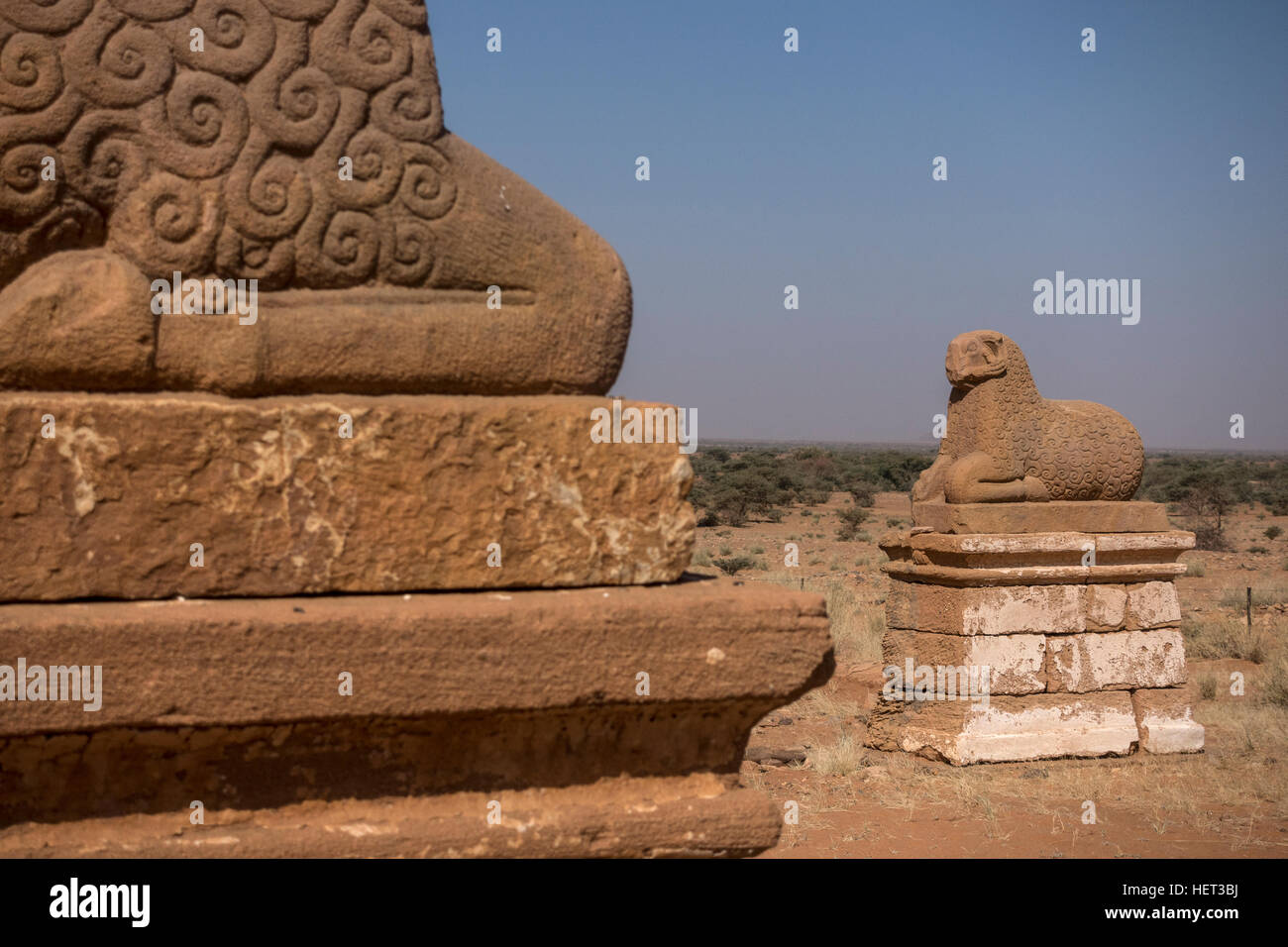 Temple of Amun, Kiosk and Temple Complex, Naqa, Sudan Stock Photo - Alamy