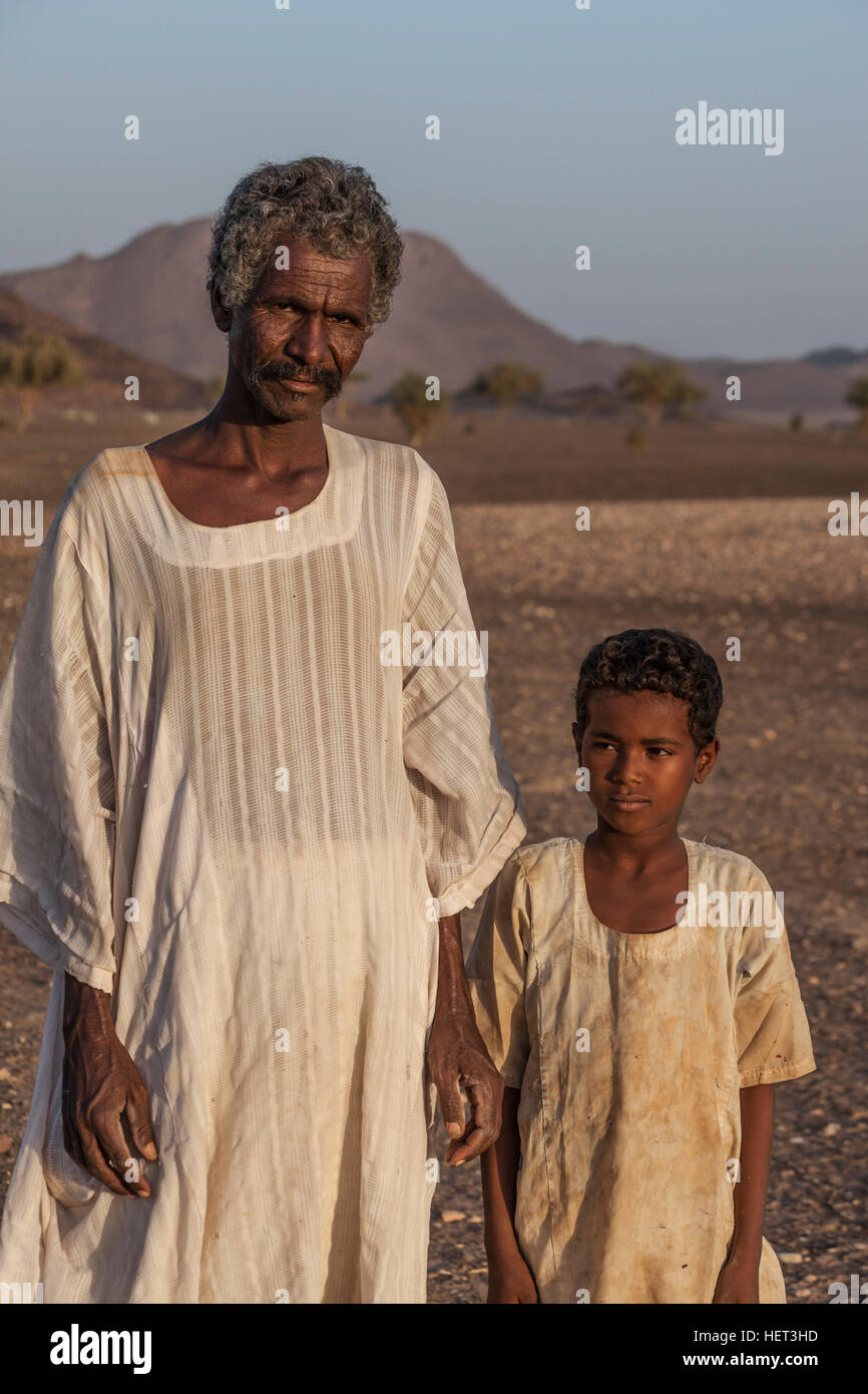 Bisharin Nomads in Sudan, Africa Stock Photo - Alamy