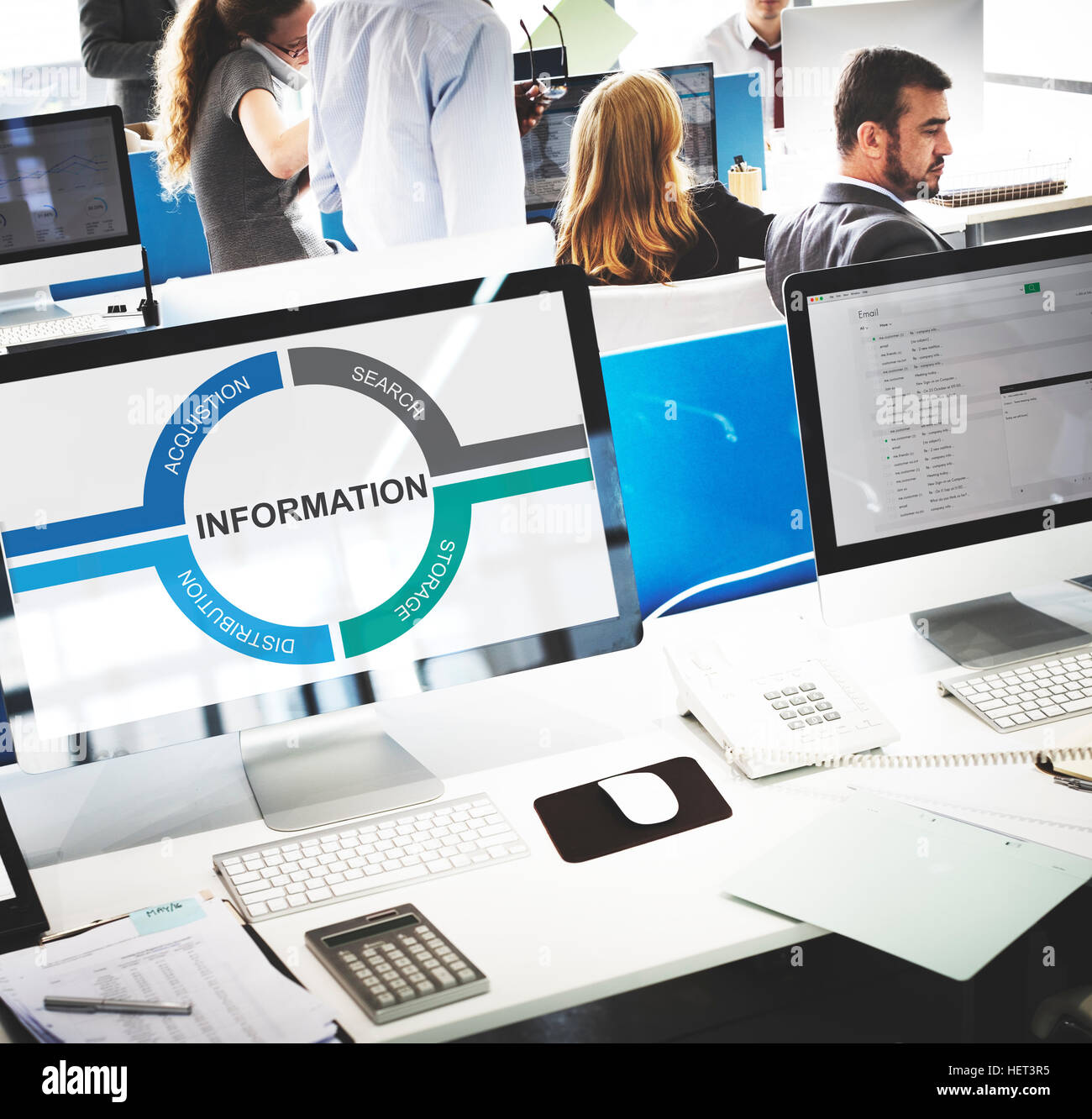 Data Information Protection Center Concept Stock Photo - Alamy