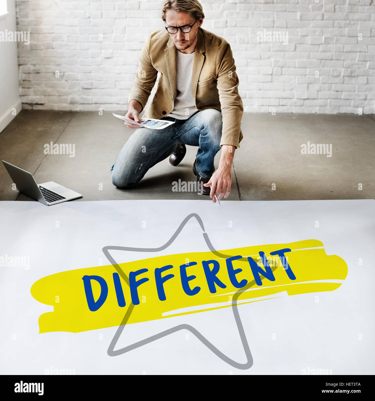 Special Unique Different Star Concept Stock Photo - Alamy