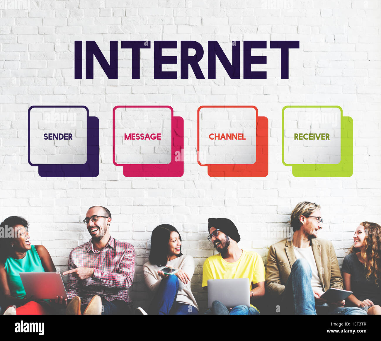 Internet Digital Technology Connection Network Concept Stock Photo - Alamy