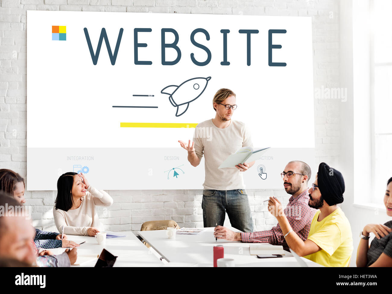 Web Design Internet Technology Concept Stock Photo - Alamy