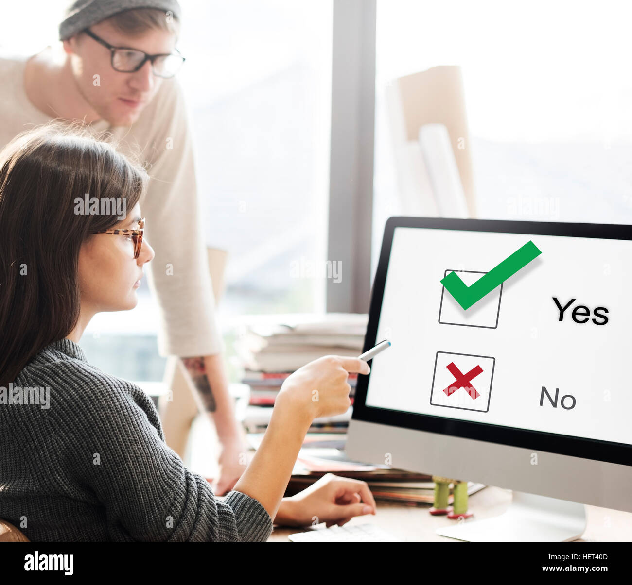 Yes no choose hi-res stock photography and images - Alamy
